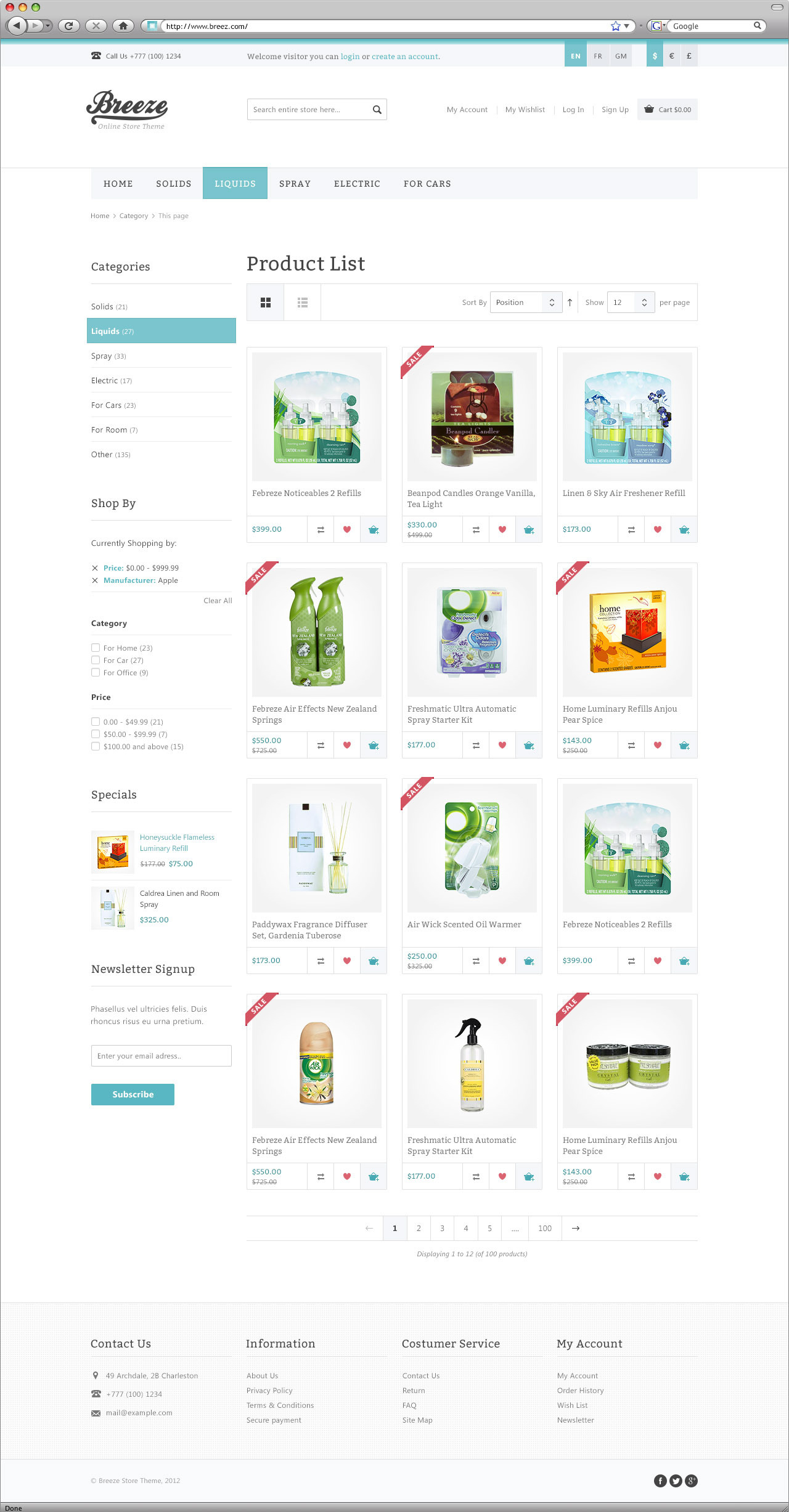Breeze — Responsive Magento Theme by WpWay_ | ThemeForest